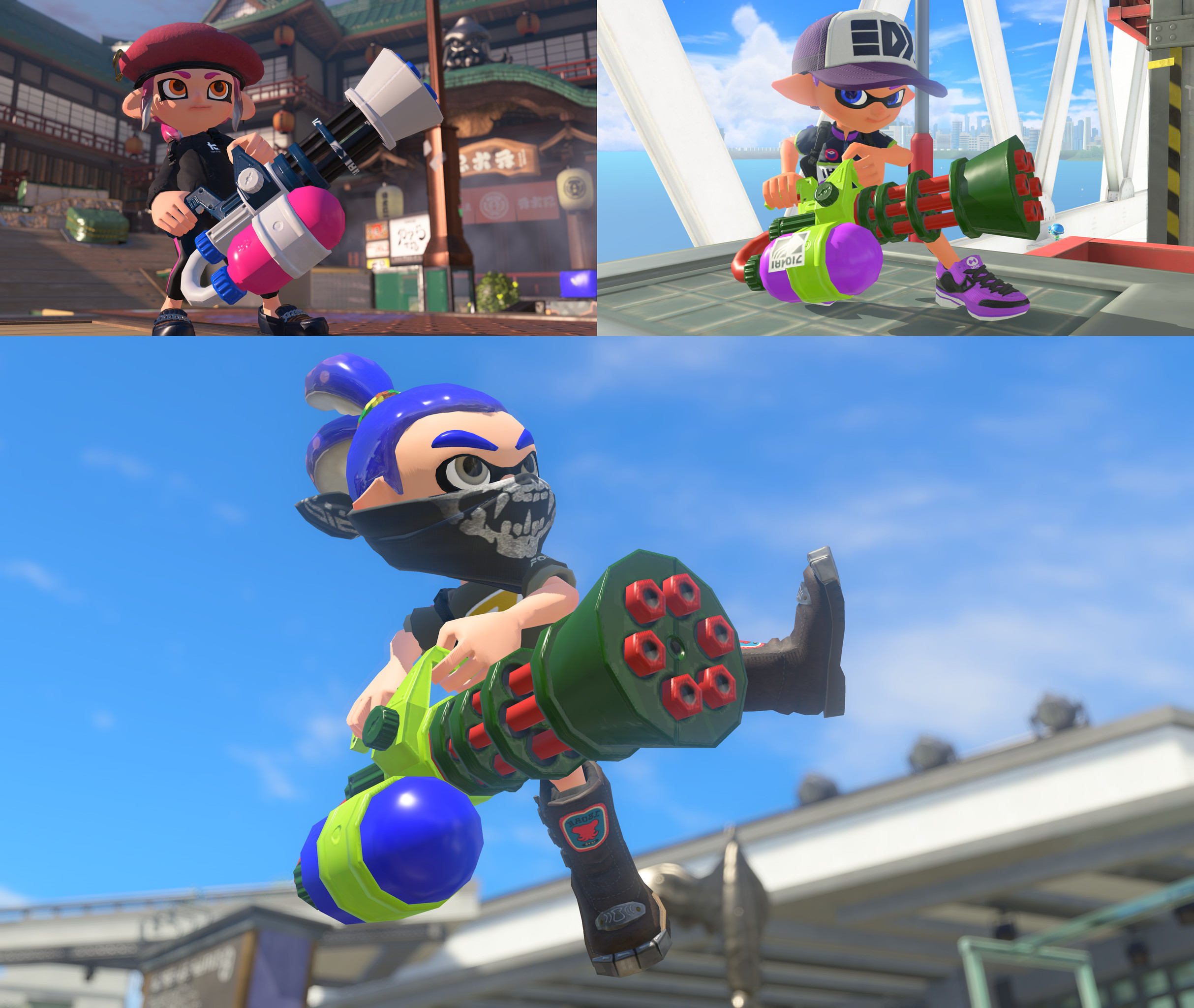 Splatoon 1 and Splatoon 2 Weapon Model Ports Mod for Splatoon 3 ...