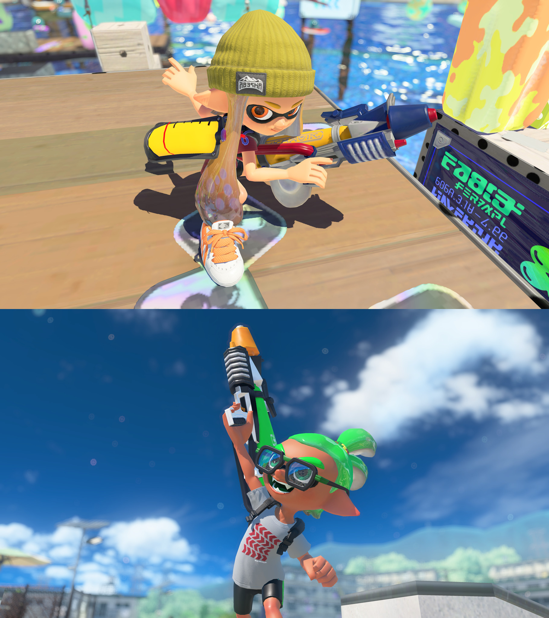 Splatoon 1 and Splatoon 2 Weapon Model Ports Mod for Splatoon 3 ...
