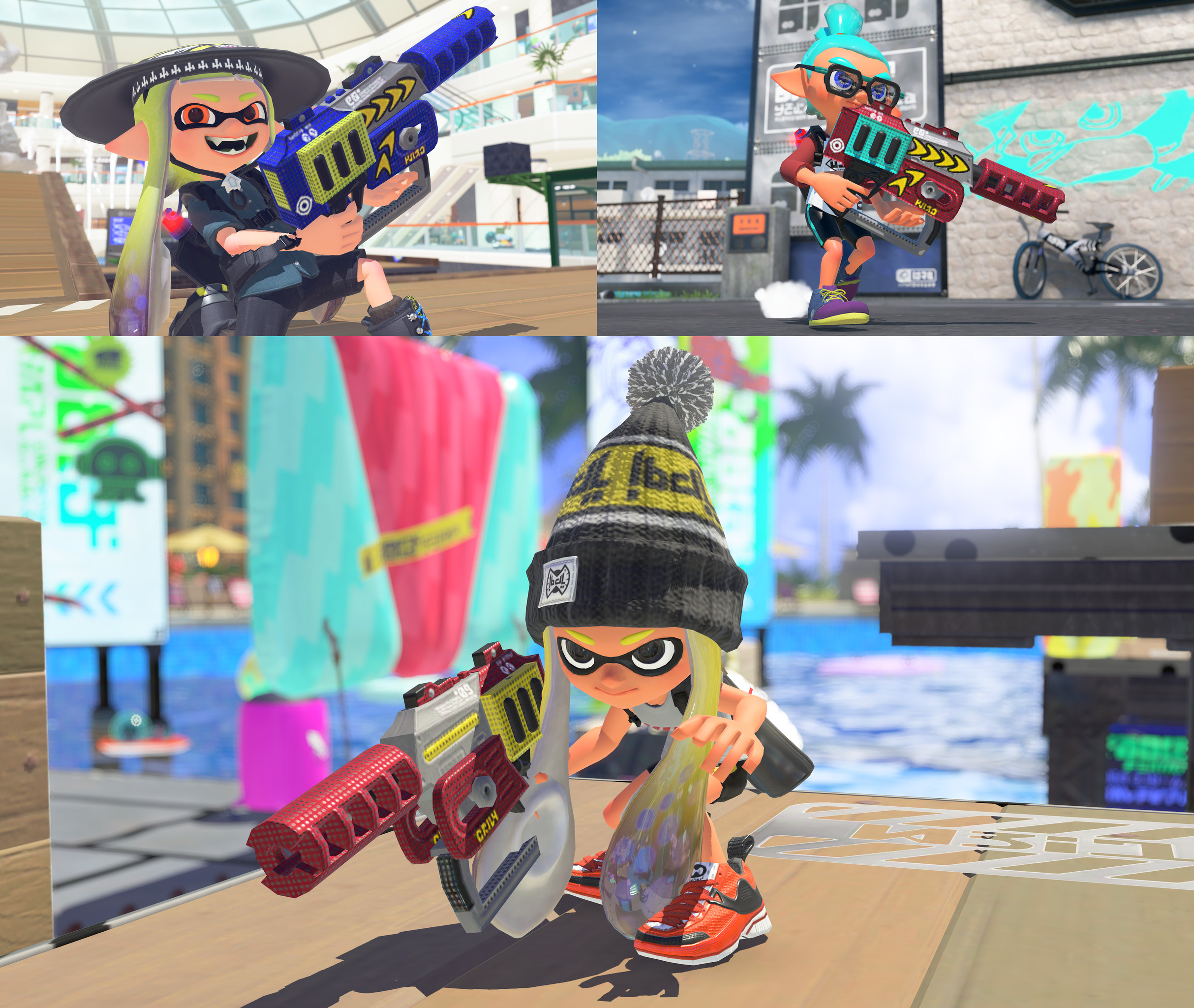 Splatoon 1 and Splatoon 2 Weapon Model Ports Mod for Splatoon 3 ...
