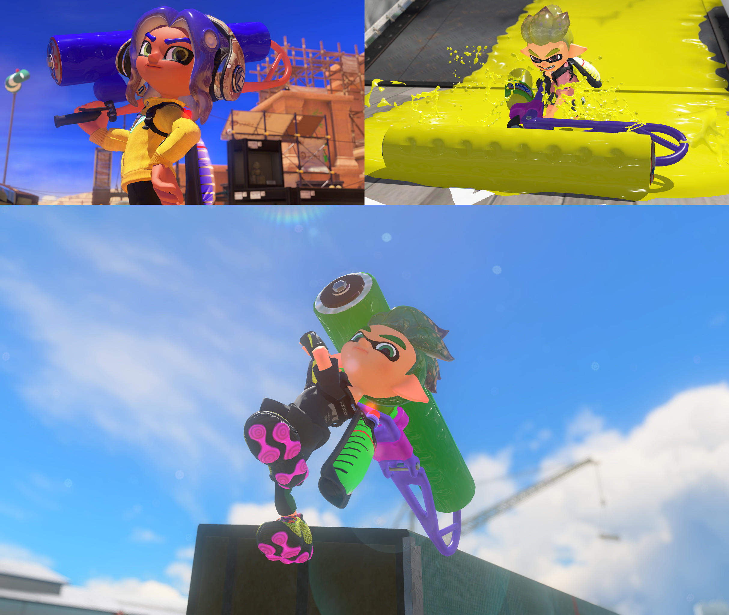 Splatoon 1 and Splatoon 2 Weapon Model Ports Mod for Splatoon 3 ...