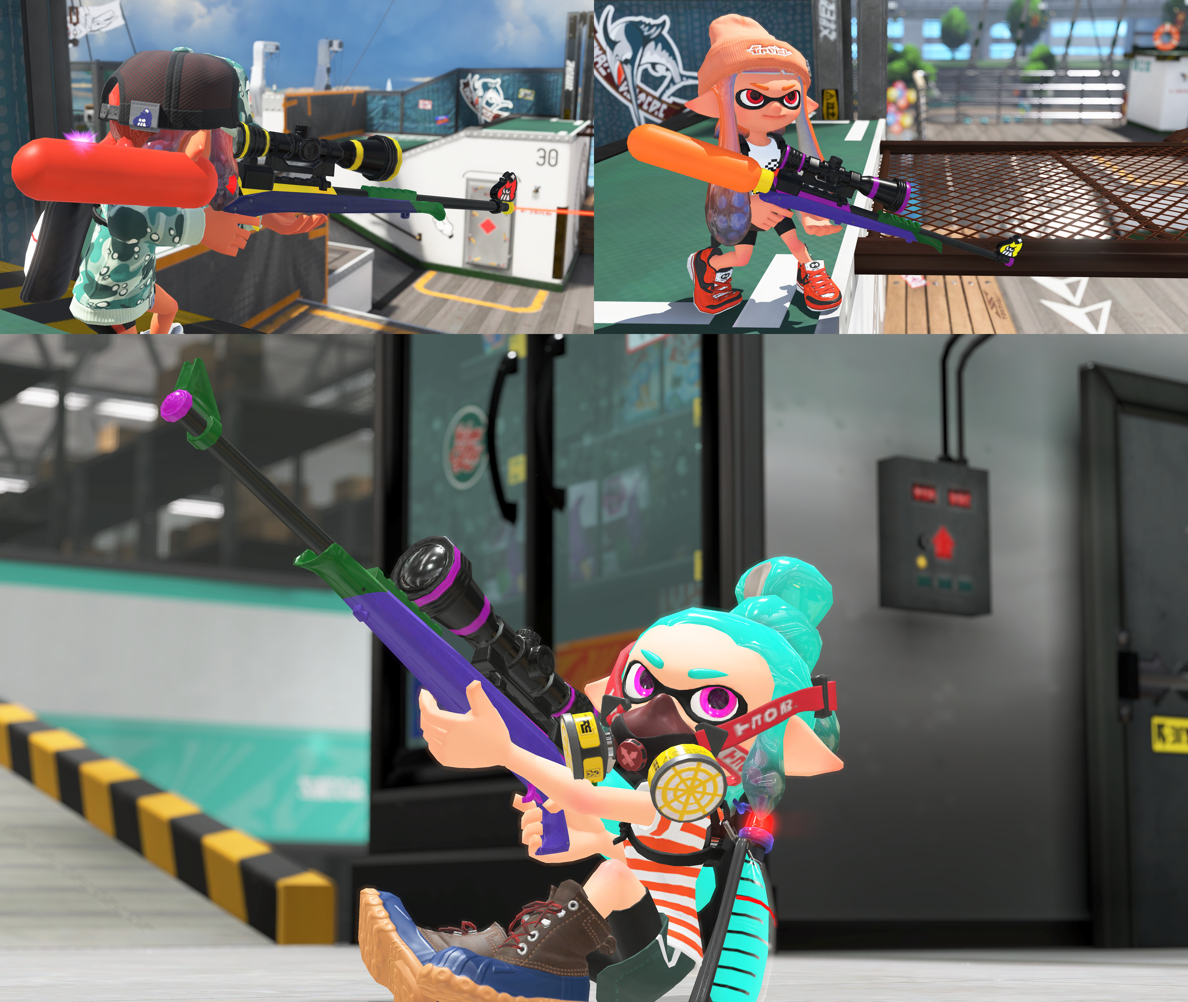 Splatoon 1 and Splatoon 2 Weapon Model Ports Mod for Splatoon 3 ...