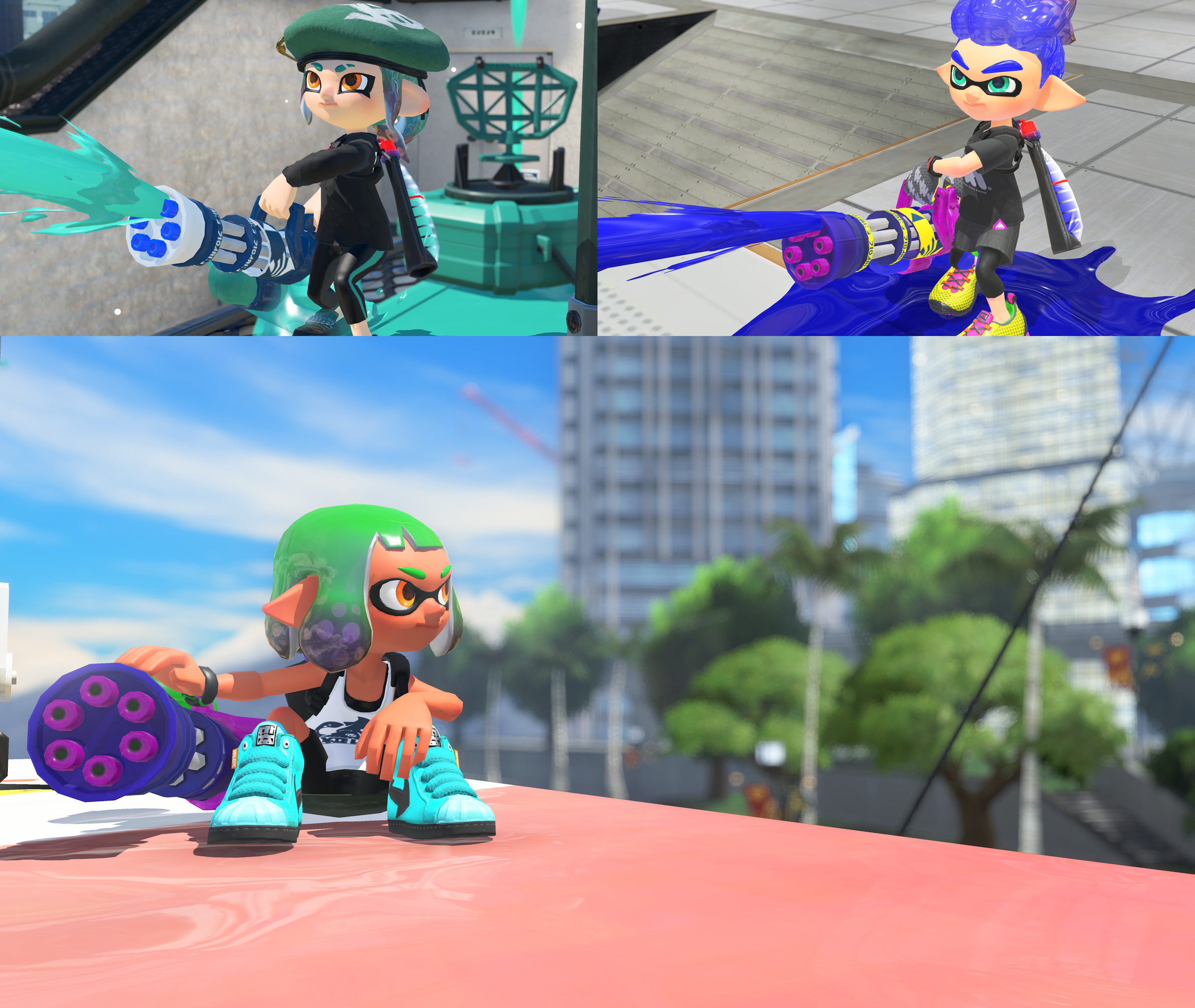 Splatoon 1 and Splatoon 2 Weapon Model Ports Mod for Splatoon 3 ...