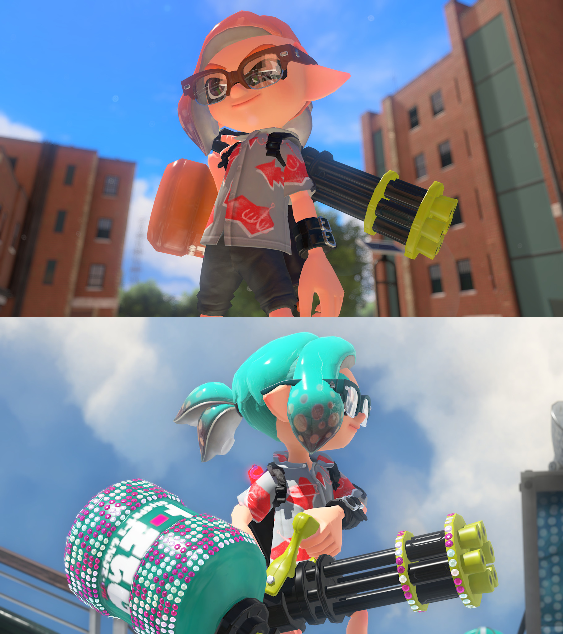 Splatoon 1 and Splatoon 2 Weapon Model Ports Mod for Splatoon 3 ...