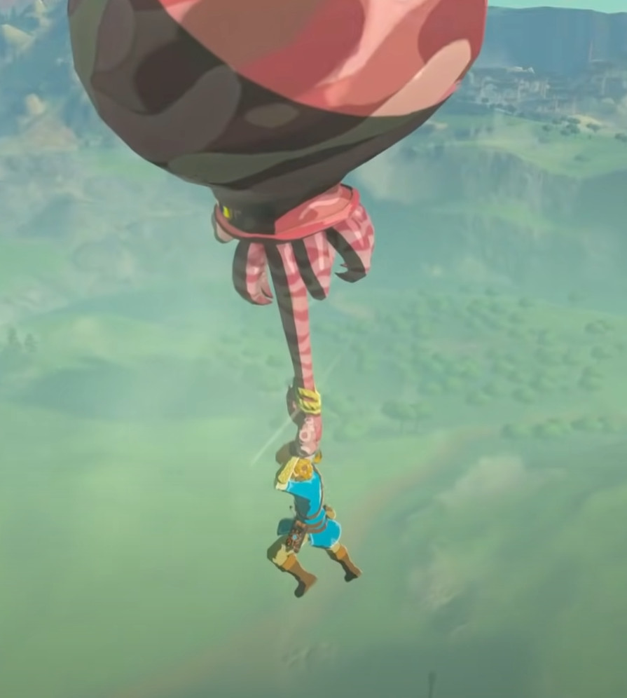 Sky octorock paraglider Mod for The Legend of Zelda: Breath of the Wild ...