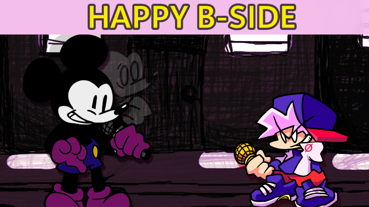 Happy B-Side Fanchart (mod folder) Mod for Friday Night Funkin' | FNF Mods