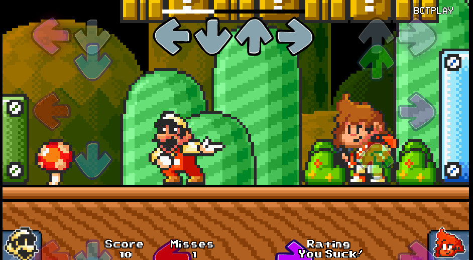 BRANDON FUNK MIX-RESKIN Mod for Friday Night Funkin' | FNF Mods