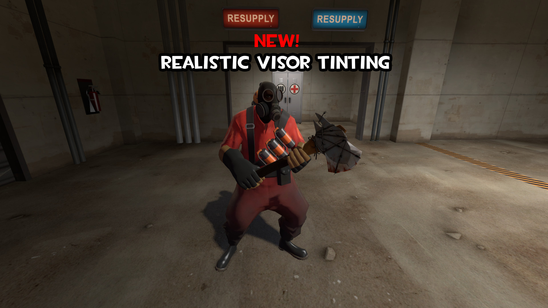 Pyro With Clear Goggles (Casual Compatible!) Mod for Team Fortress 2 ...