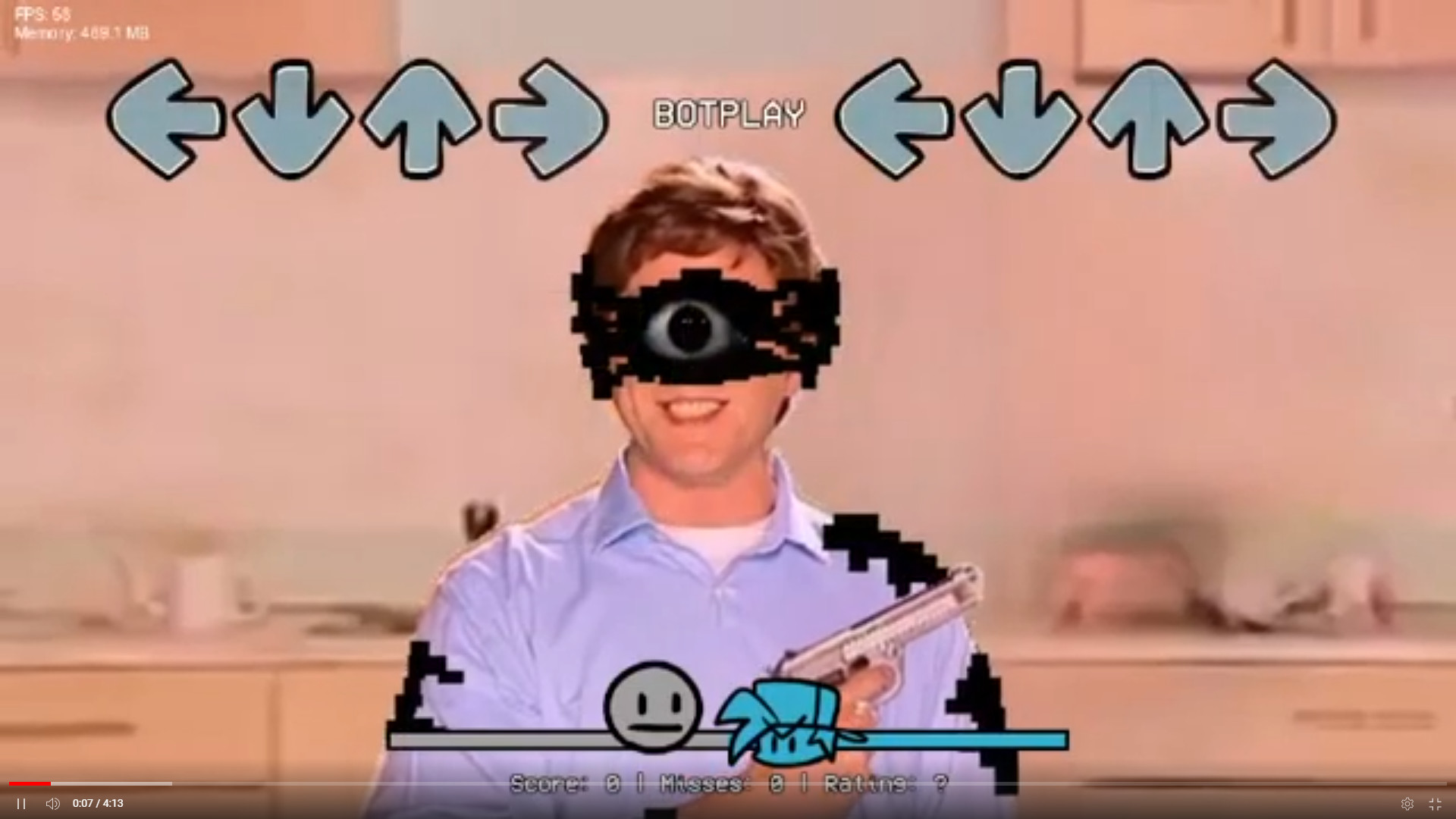 fnf pibby corrupted kitchen gun Mod for Friday Night Funkin' | FNF Mods