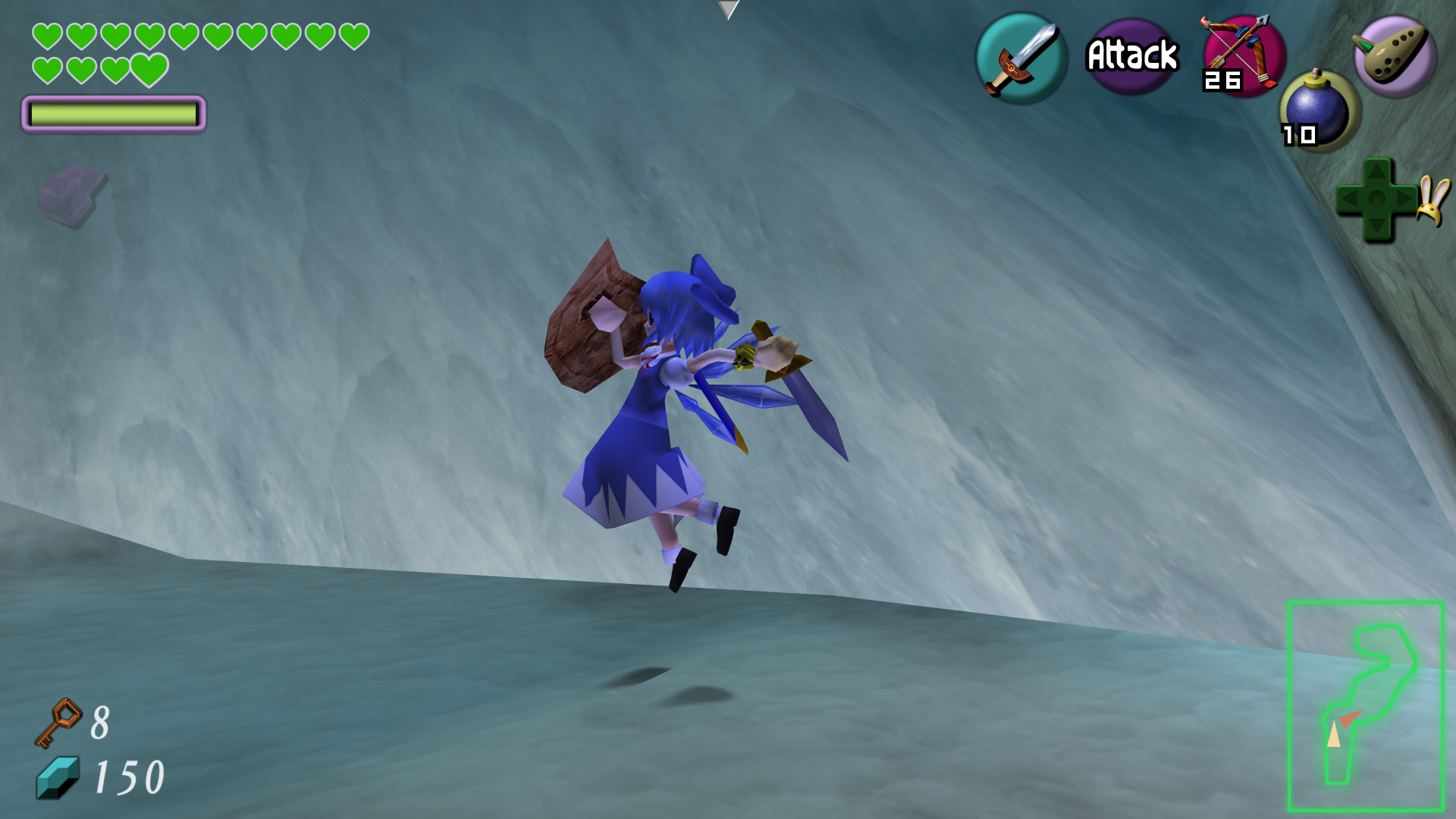 Cirno Child Link Mod for Ship of Harkinian (Ocarina of Time PC Port ...