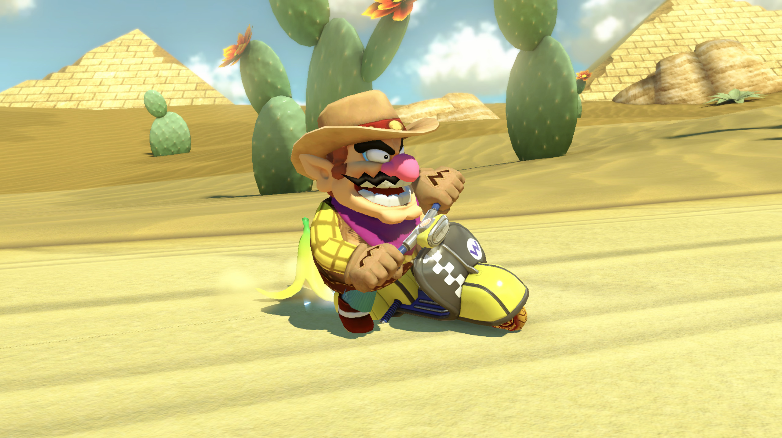 Cowboy Wario (Mario Kart Tour Port) Mod for Mario Kart 8 Deluxe | MK8D Mods