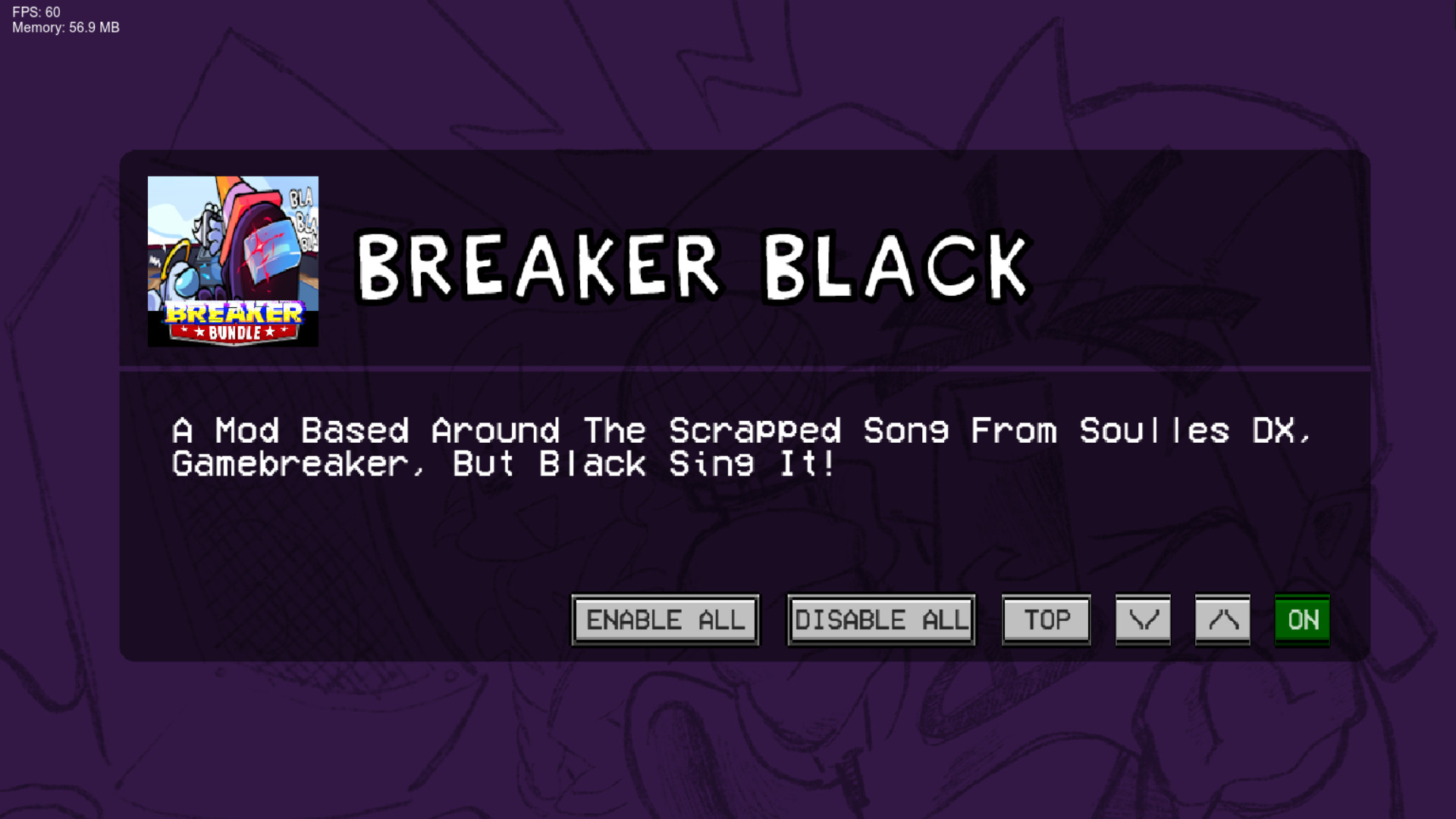 Gamebreaker But Black Sing It Mod for Friday Night Funkin' | FNF Mods