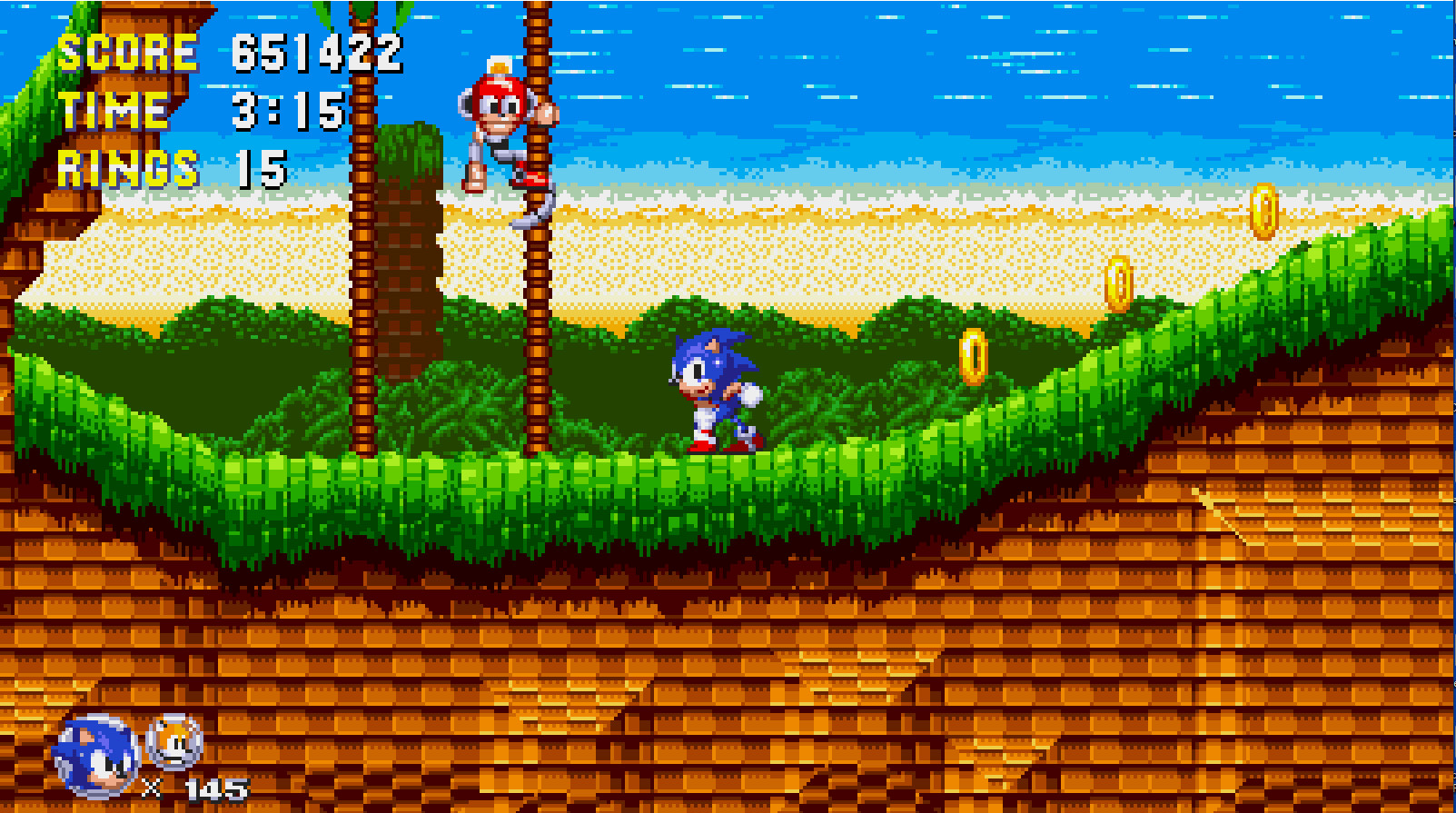 Sonic 2 Sprites Mod for Sonic Triple Trouble 16 bit | Sonic TT Mods