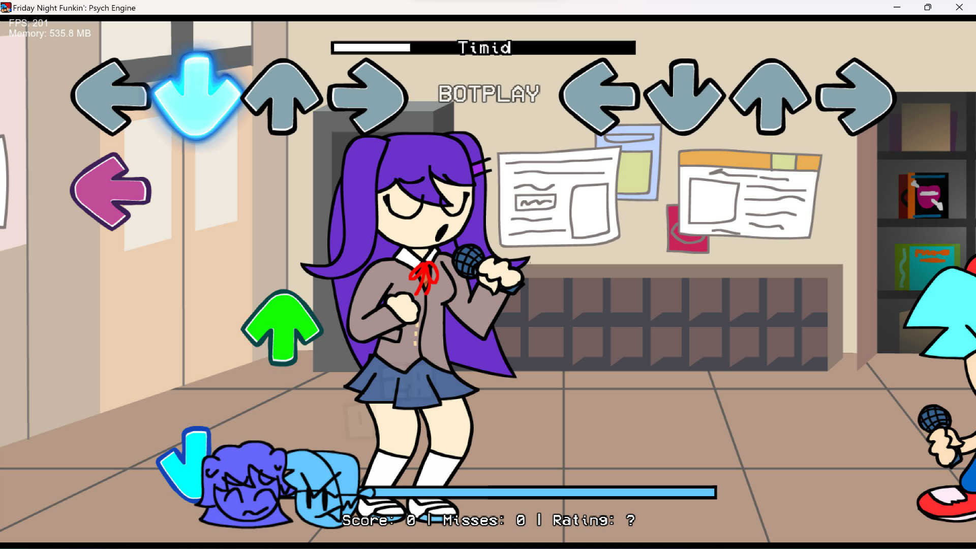 Funkin' At The Literature Club! (DEMO) Mod for Friday Night Funkin ...