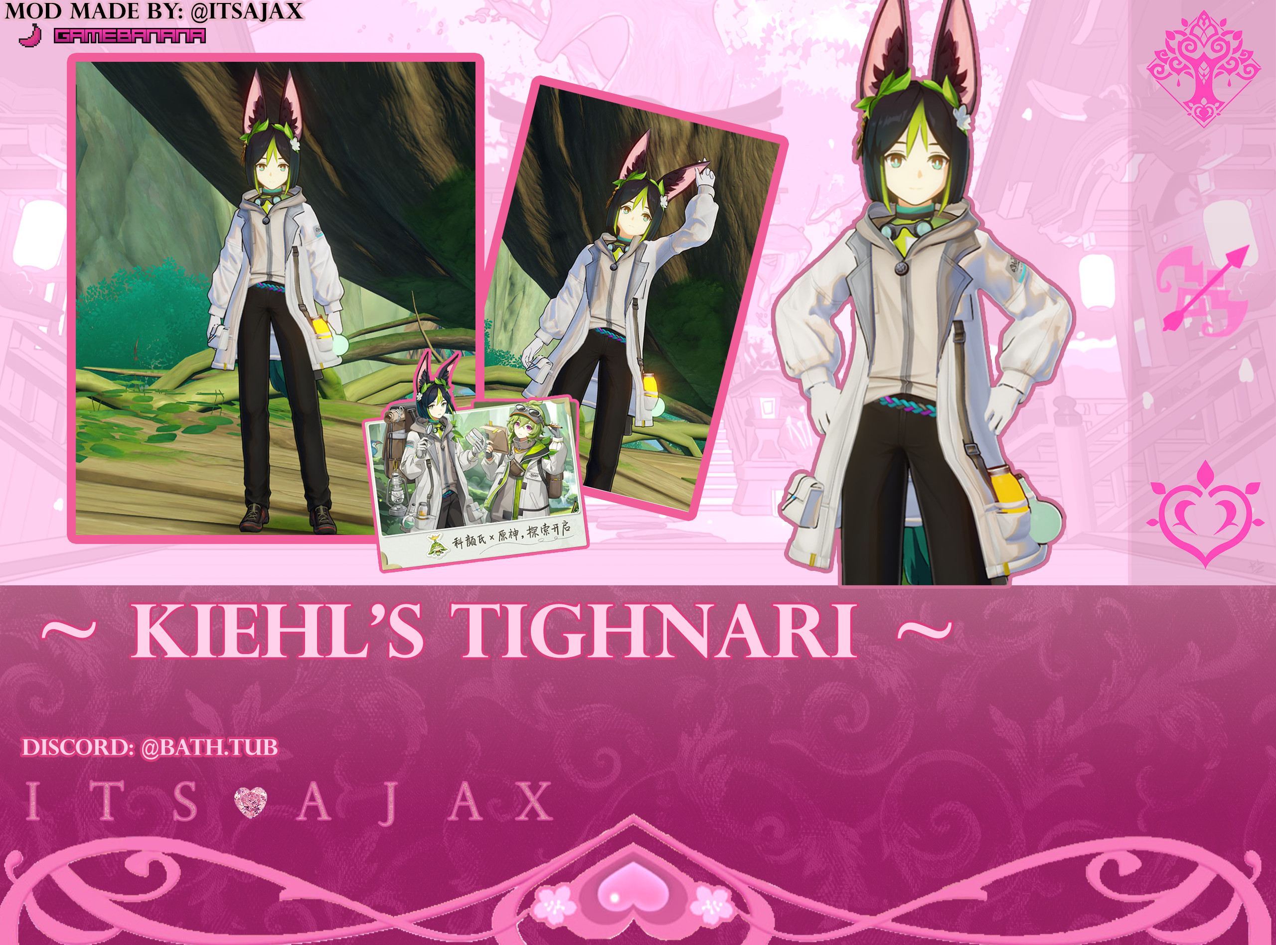 Kiehl's Tighnari Mod for Genshin Impact | GI Mods