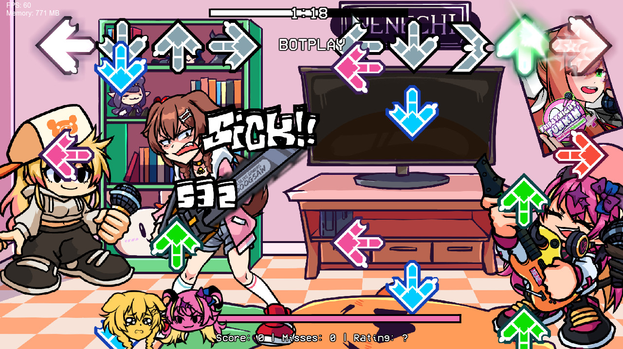 D.O.O.G Holofunk Psych Engine Port Mod for Friday Night Funkin' | FNF Mods