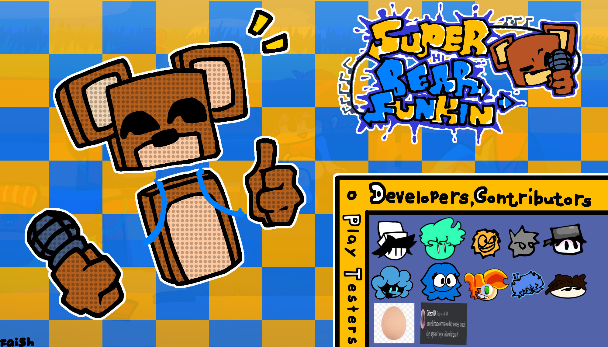 Super Bear Funkin' (Vs Baaren) Mod for Friday Night Funkin' | FNF Mods