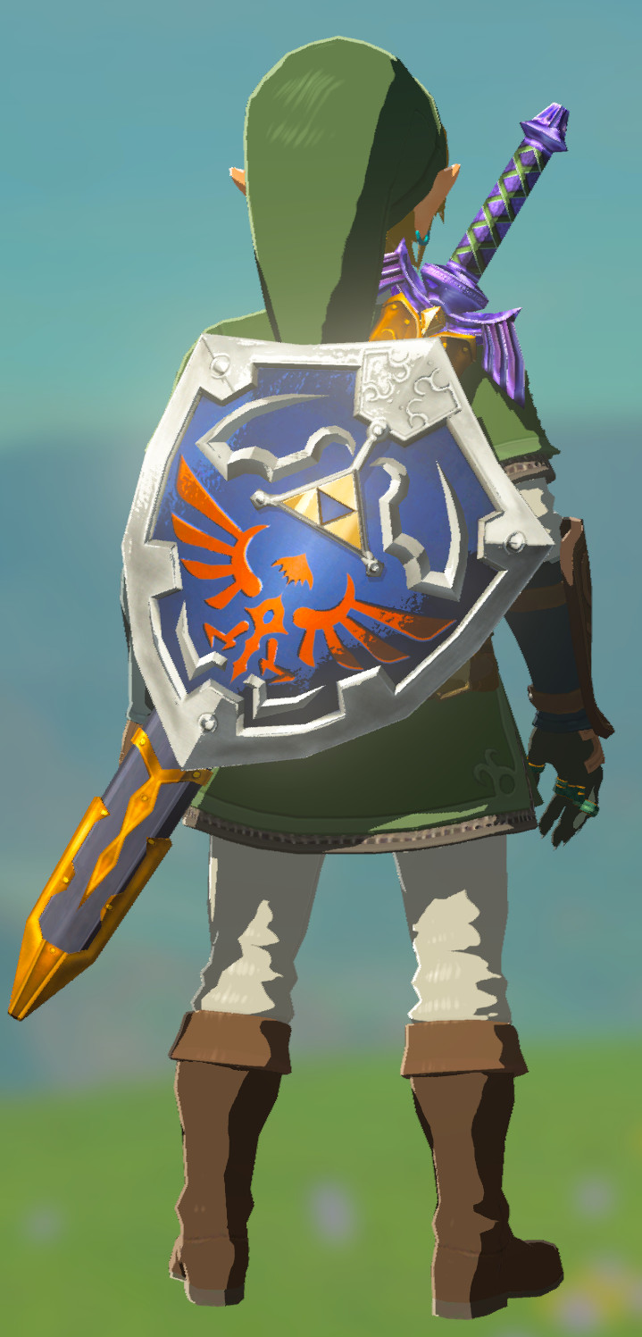Twilight Princess Master Sword and Hylian Shield Mod for The Legend of Zelda: Tears of the ...