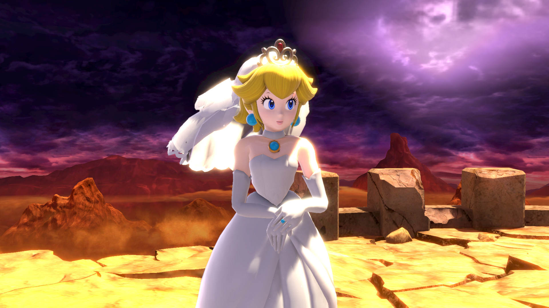 Ice Princess Peach (The Super Mario Bros Movie) Mod for Super Smash ...