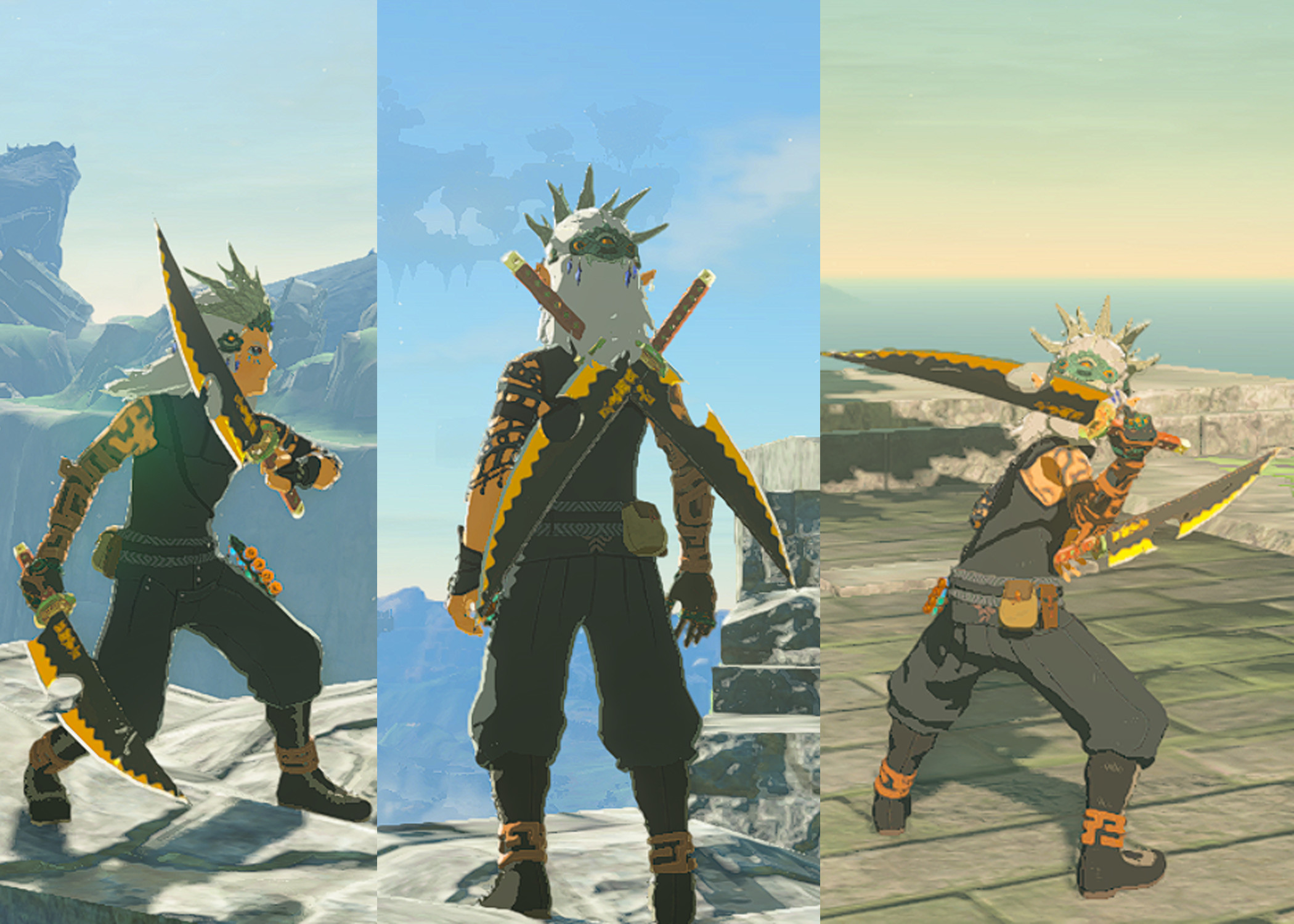 Demon Slayer - Uzui's Dual Blades Mod for The Legend of Zelda: Tears of ...