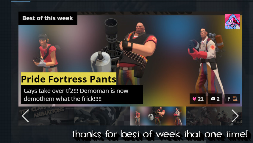 Pride Fortress Pants Mod for Team Fortress 2 | TF2 Mods