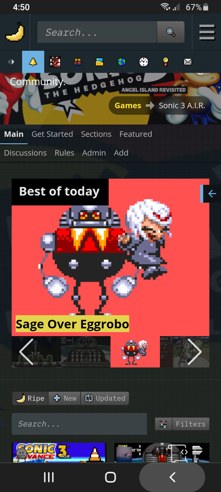 Sage Over Eggrobo Mod for Sonic 3 A.I.R. | S3AIR Mods