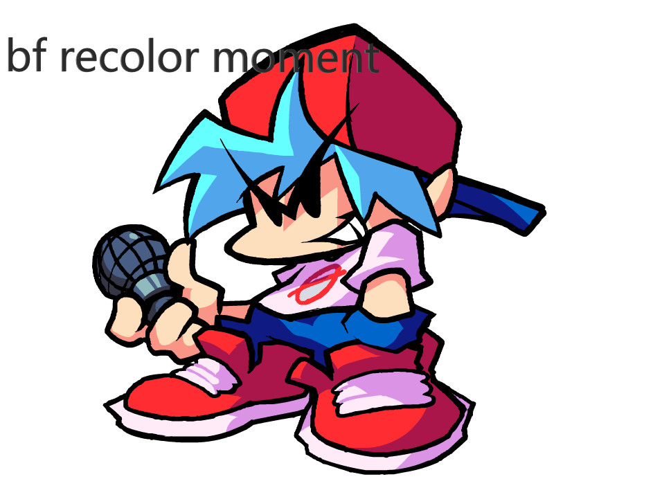 BF OSM SKIN RECOLORED Mod for Friday Night Funkin' | FNF Mods