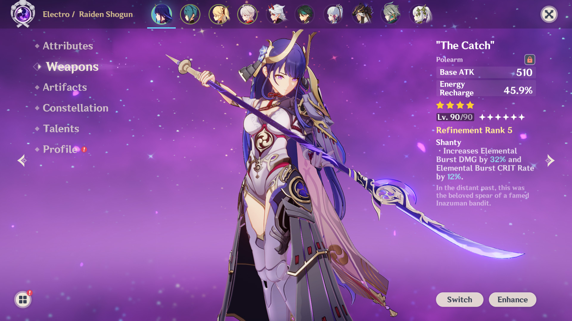 The Catch to Engulfing Lightning with Recolours Mod for Genshin Impact ...