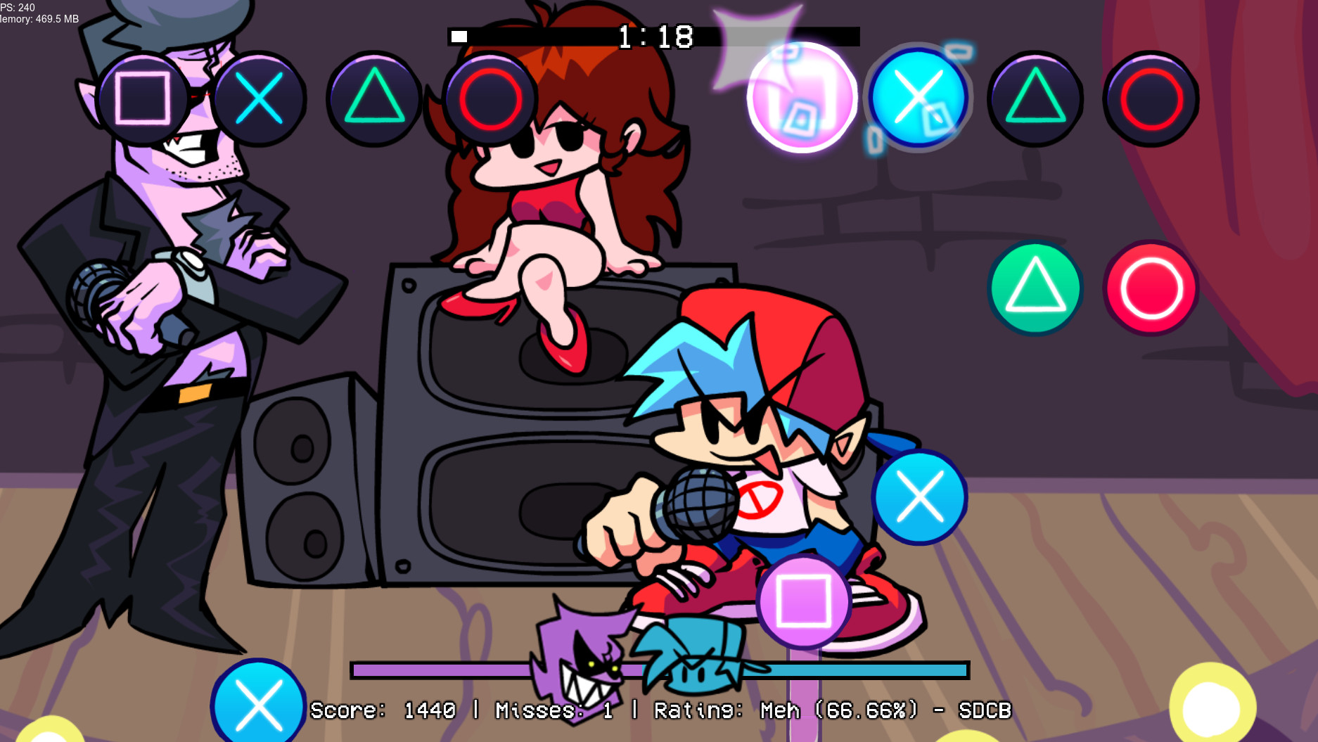 Playstation Note (FLA) Mod for Friday Night Funkin' | FNF Mods