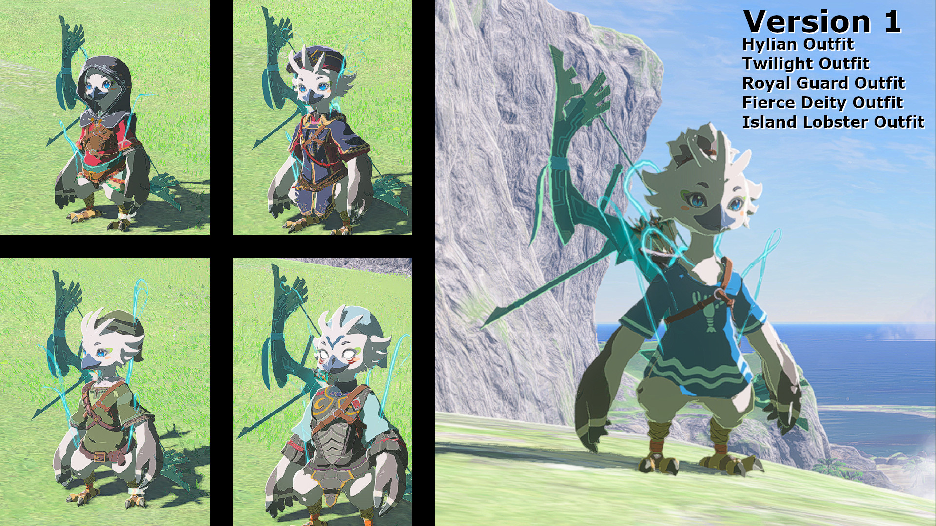 Tulin's Alternate Outfits Mod for The Legend of Zelda: Tears of the Kingdom | TOTK Mods