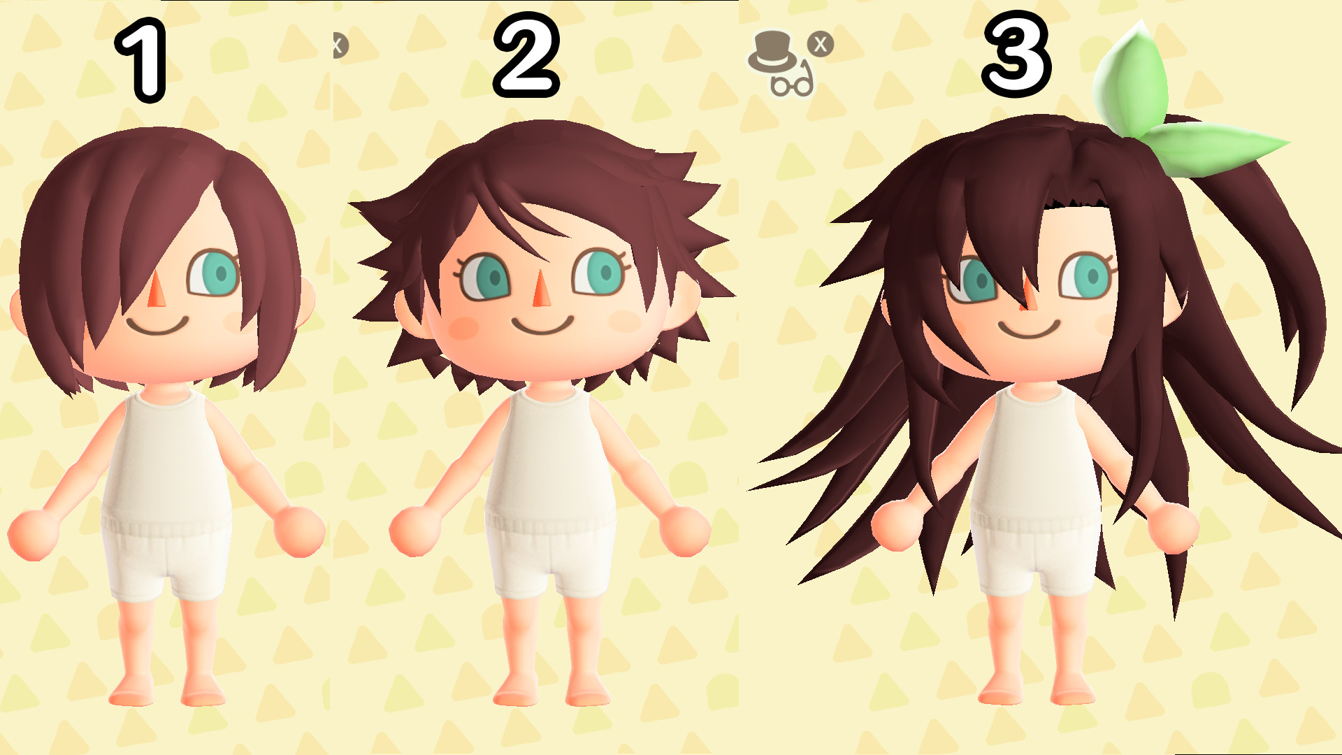6 New Hairstyles (Wig Replacements) Mod for Animal Crossing: New ...