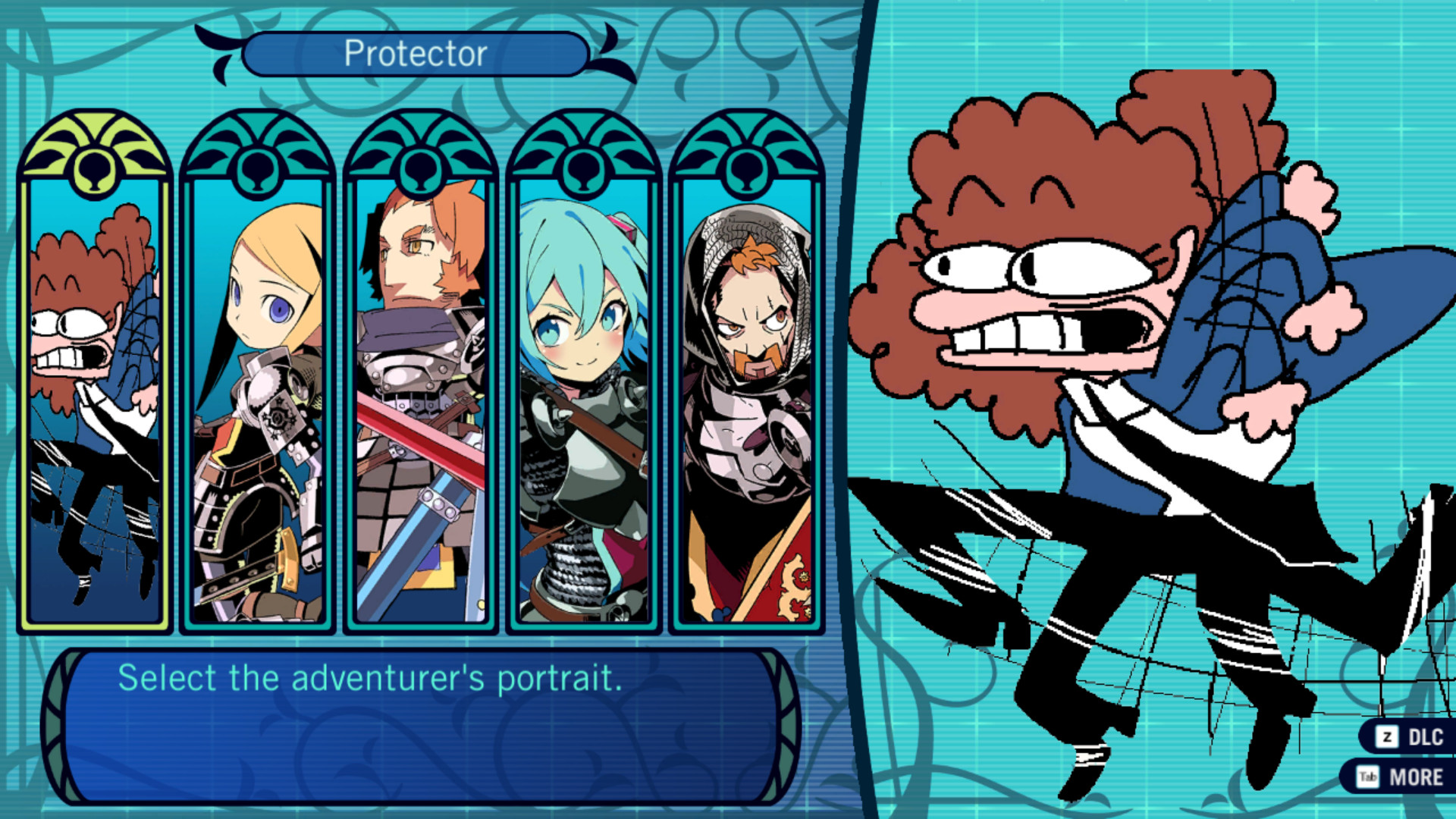 Susan Taxpayer over Protector 00 Mod for Etrian Odyssey HD | EOHD Mods