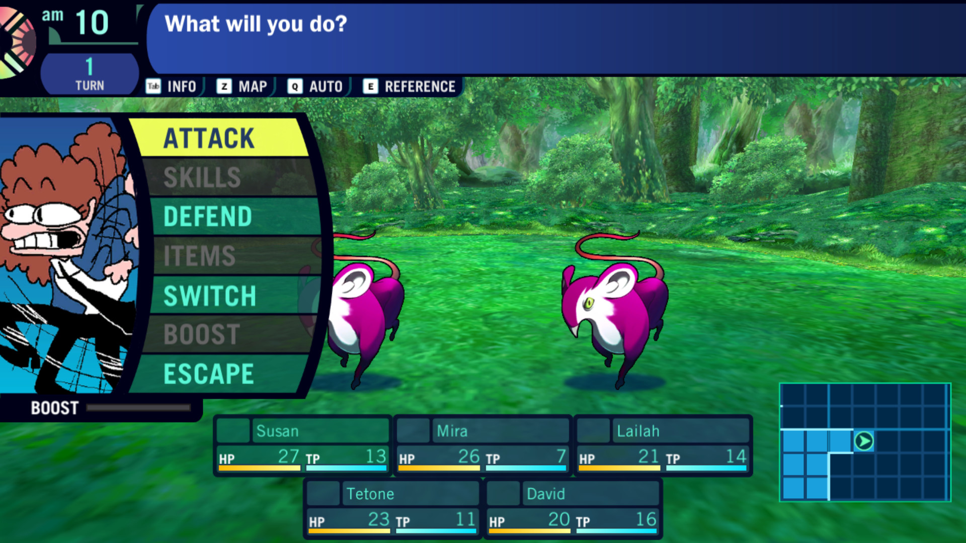 Susan Taxpayer over Protector 00 Mod for Etrian Odyssey HD | EOHD Mods