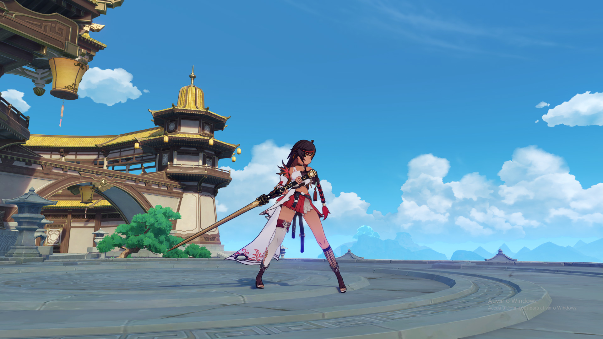 Xinyan with Serval outfit Mod for Genshin Impact | GI Mods