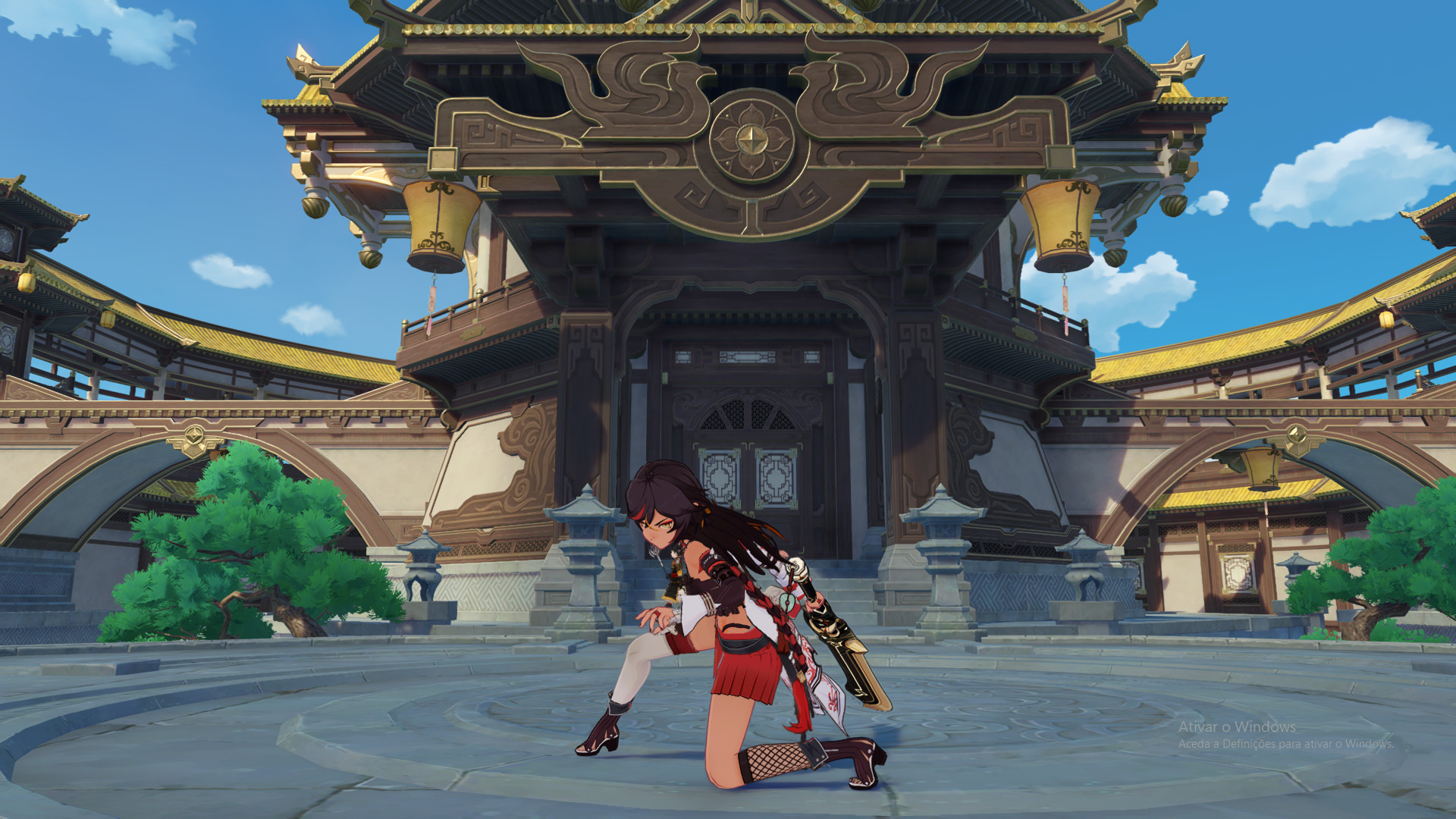 Xinyan with Serval outfit Mod for Genshin Impact | GI Mods