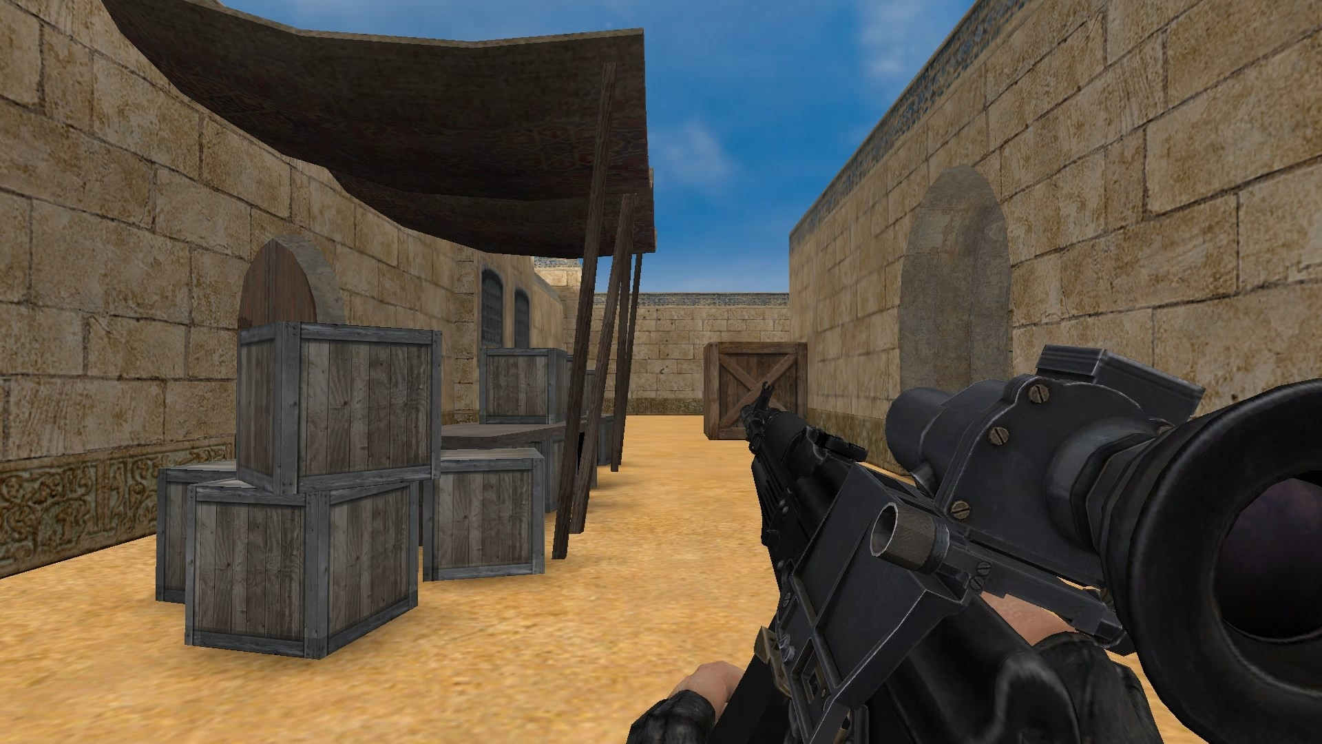 AK-74M with 1P29 Scope on MWII Animations Mod for Counter-Strike 1.6 ...