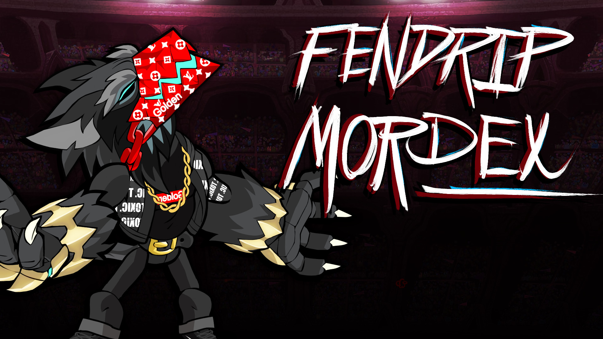 Fenrir with the DRIP- FENDRIP MORDEX Mod for Brawlhalla | BHalla Mods