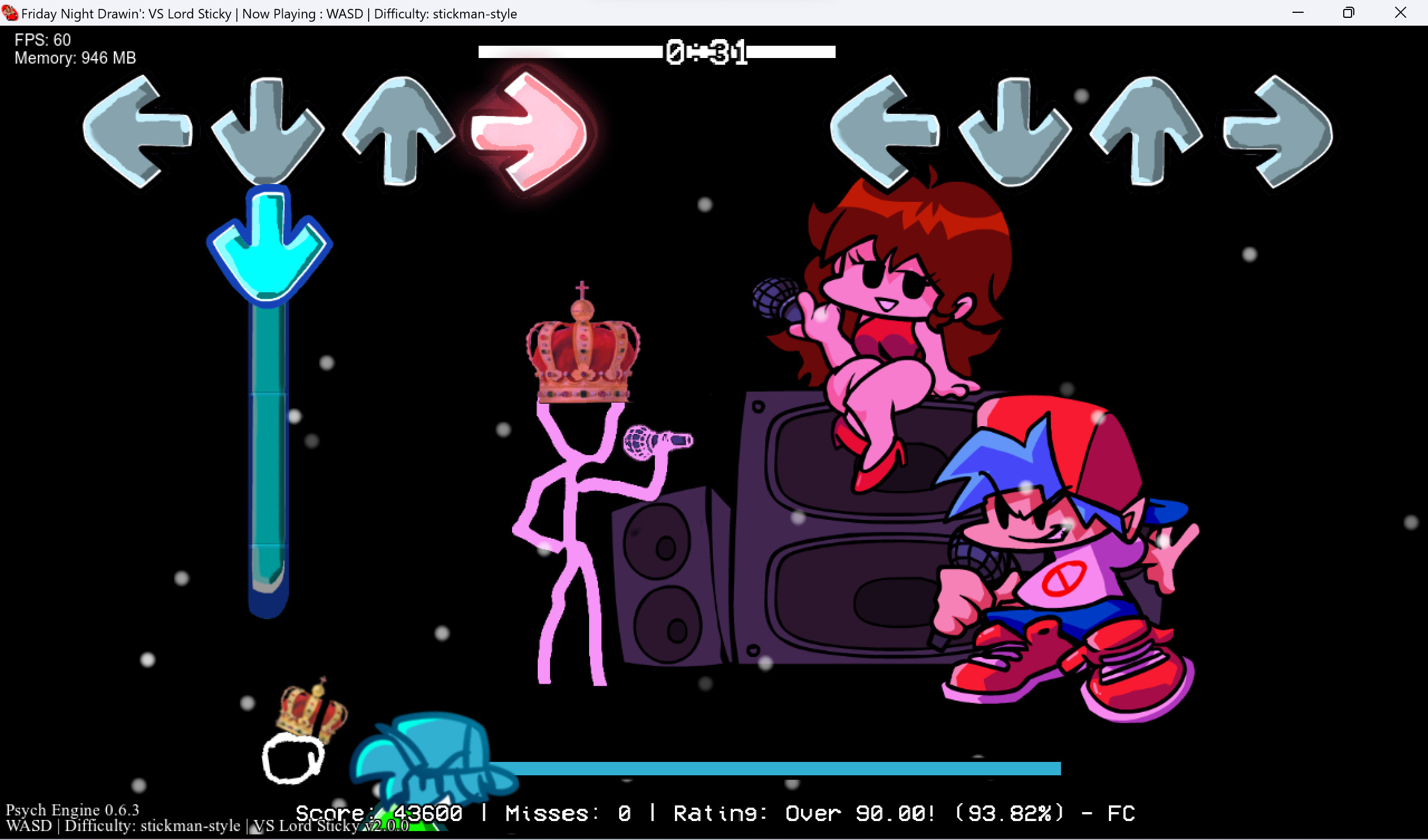 Shaded Notes | LORD STICKY V2 NOTES Mod for Friday Night Funkin' | FNF Mods