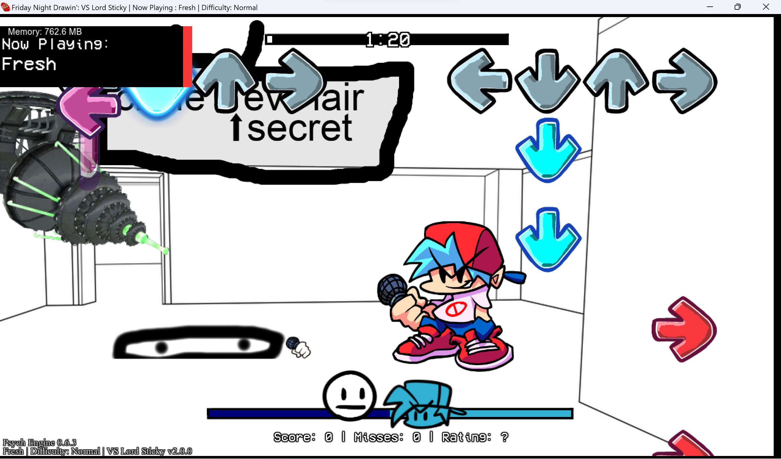 Shaded Notes | LORD STICKY V2 NOTES Mod for Friday Night Funkin' | FNF Mods