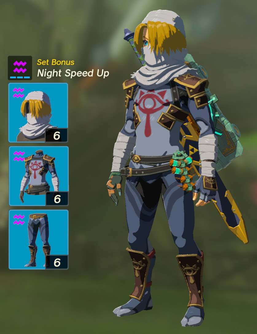 Sheik's Mask Set Bonus Mod for The Legend of Zelda: Tears of the ...