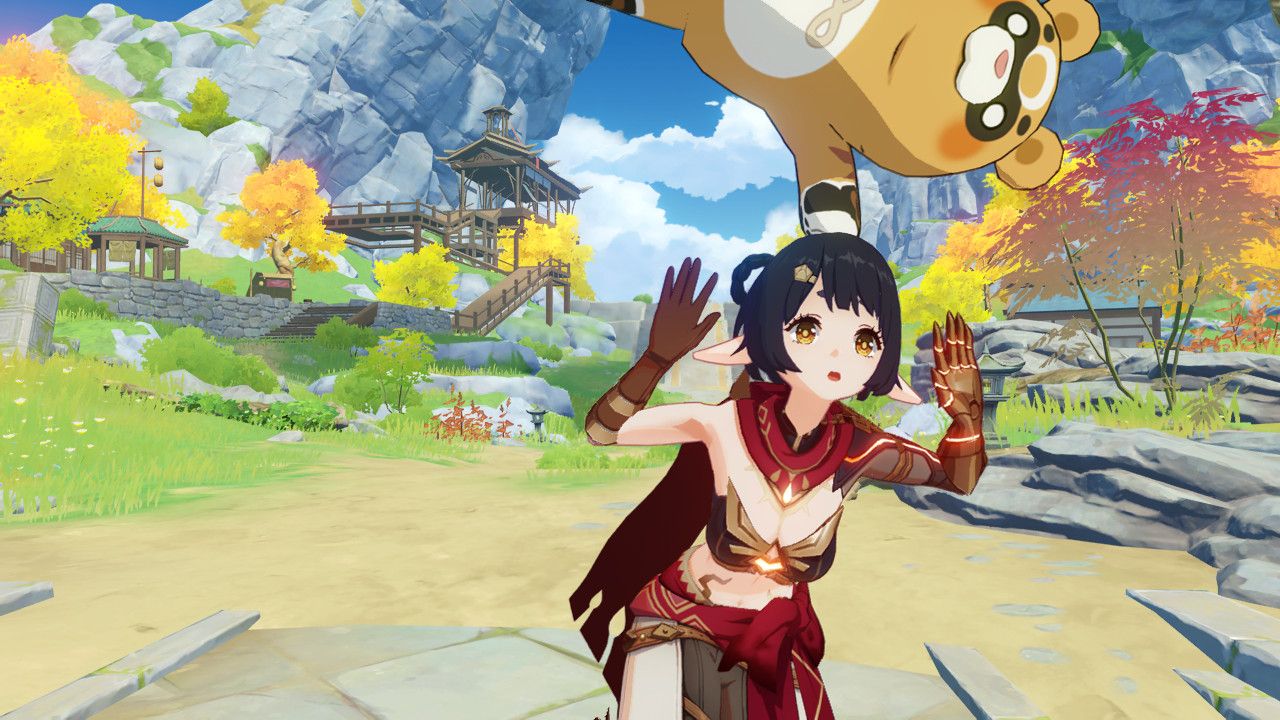 Xiangling ascended Galehunter outfit Mod for Genshin Impact | GI Mods