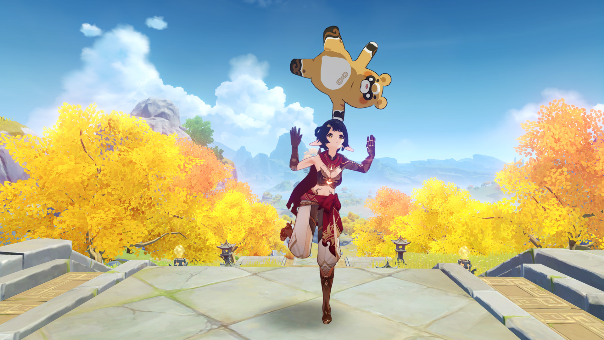 Xiangling ascended Galehunter outfit Mod for Genshin Impact | GI Mods