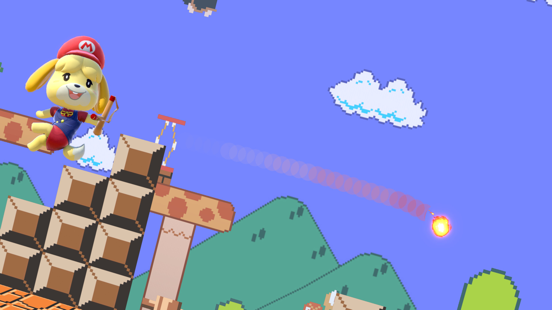 Mario Isabelle Mod for Super Smash Bros. Ultimate | SSBU Mods