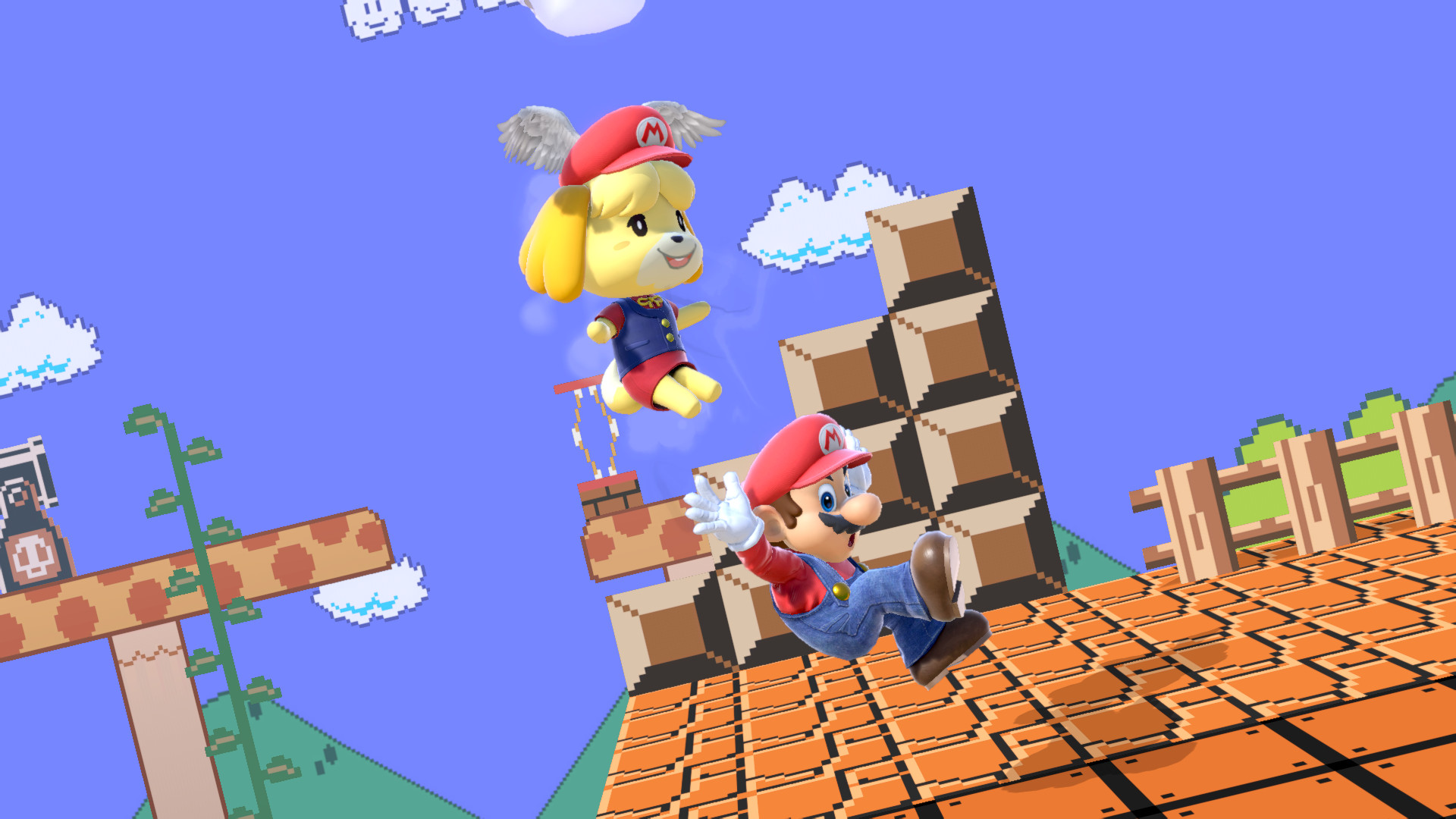 Mario Isabelle Mod for Super Smash Bros. Ultimate | SSBU Mods