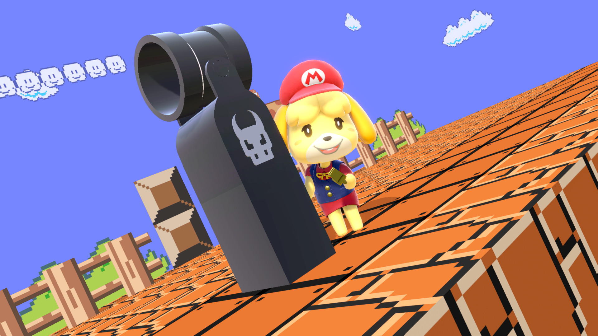 Mario Isabelle Mod for Super Smash Bros. Ultimate | SSBU Mods