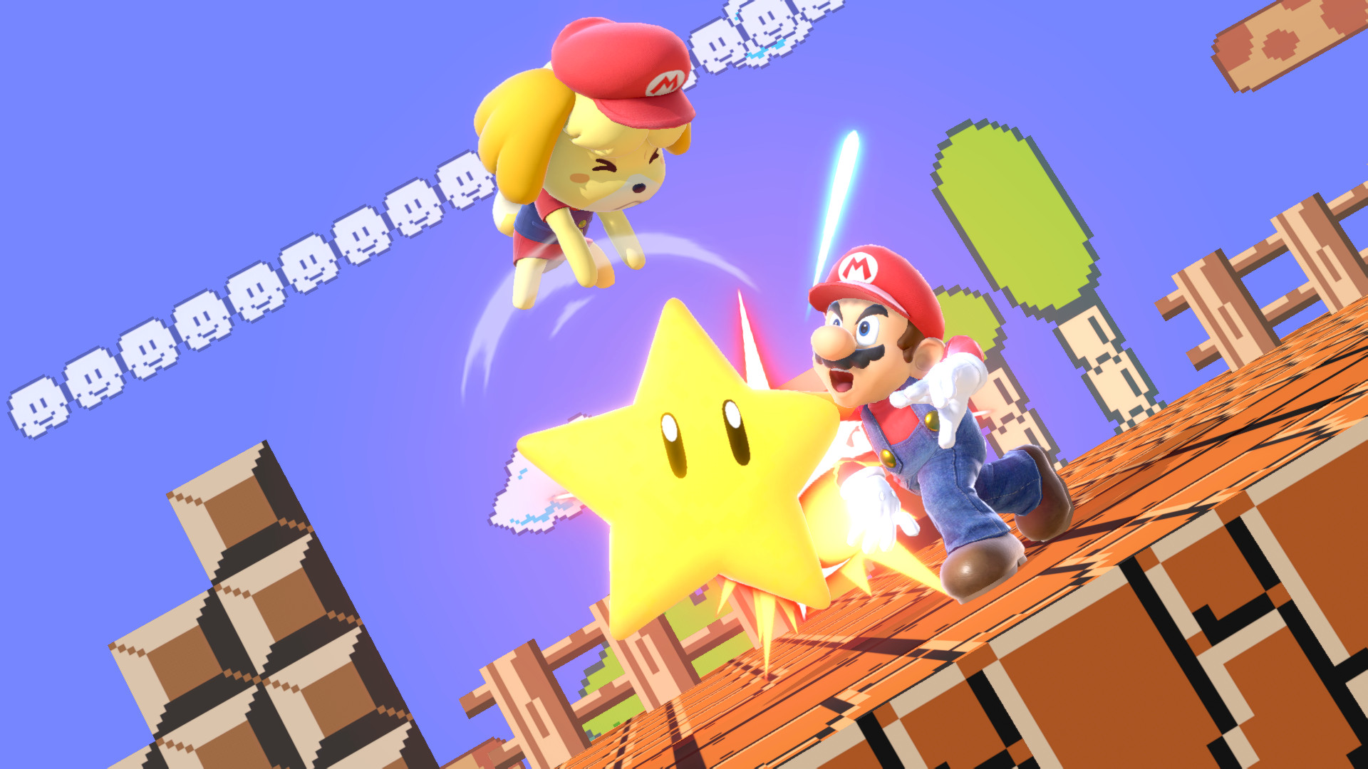 Mario Isabelle Mod for Super Smash Bros. Ultimate | SSBU Mods