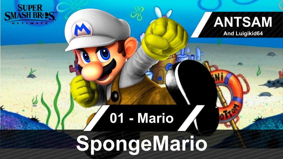 SpongeMario Mod for Super Smash Bros. Ultimate | SSBU Mods