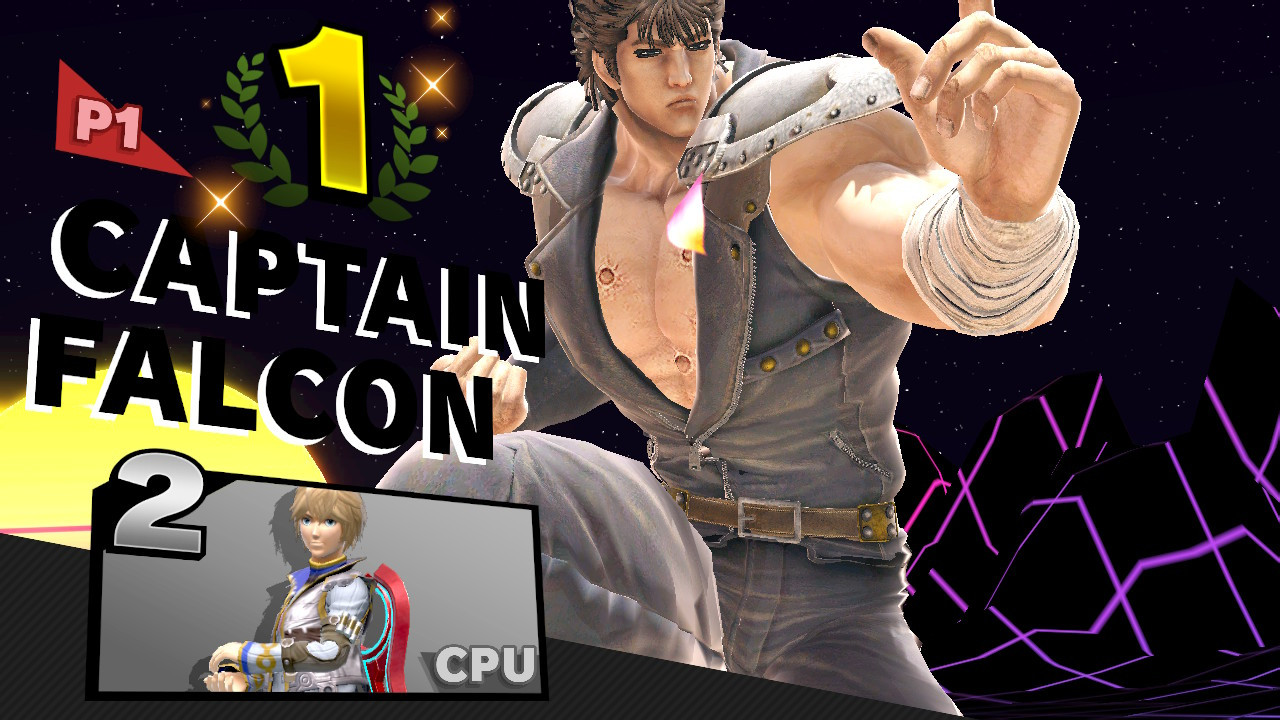 Kenshiro over Captain Falcon (Hokuto no Ken) Mod for Super Smash Bros ...