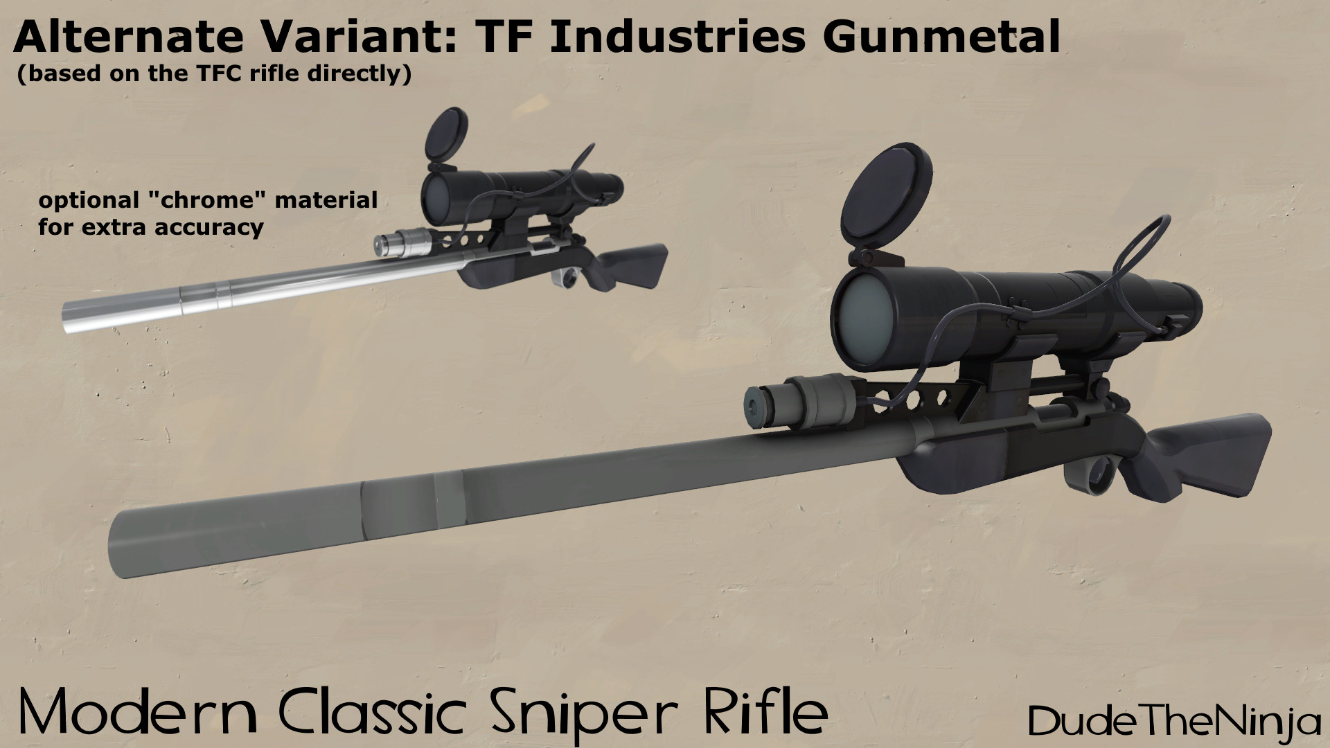 Modern Classic Sniper Rifle Mod for Team Fortress 2 | TF2 Mods