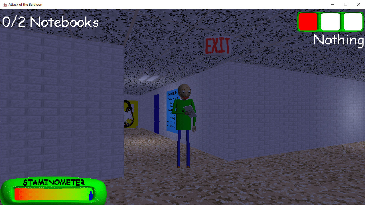 The Attack Of The Baldloon! Mod for Baldi's Basics | Baldi Mods