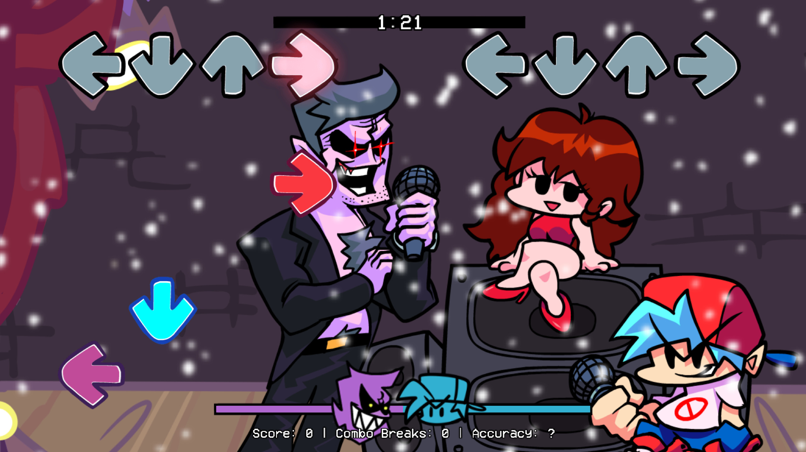 Snow/Dust Overlay Script Mod for Friday Night Funkin' | FNF Mods